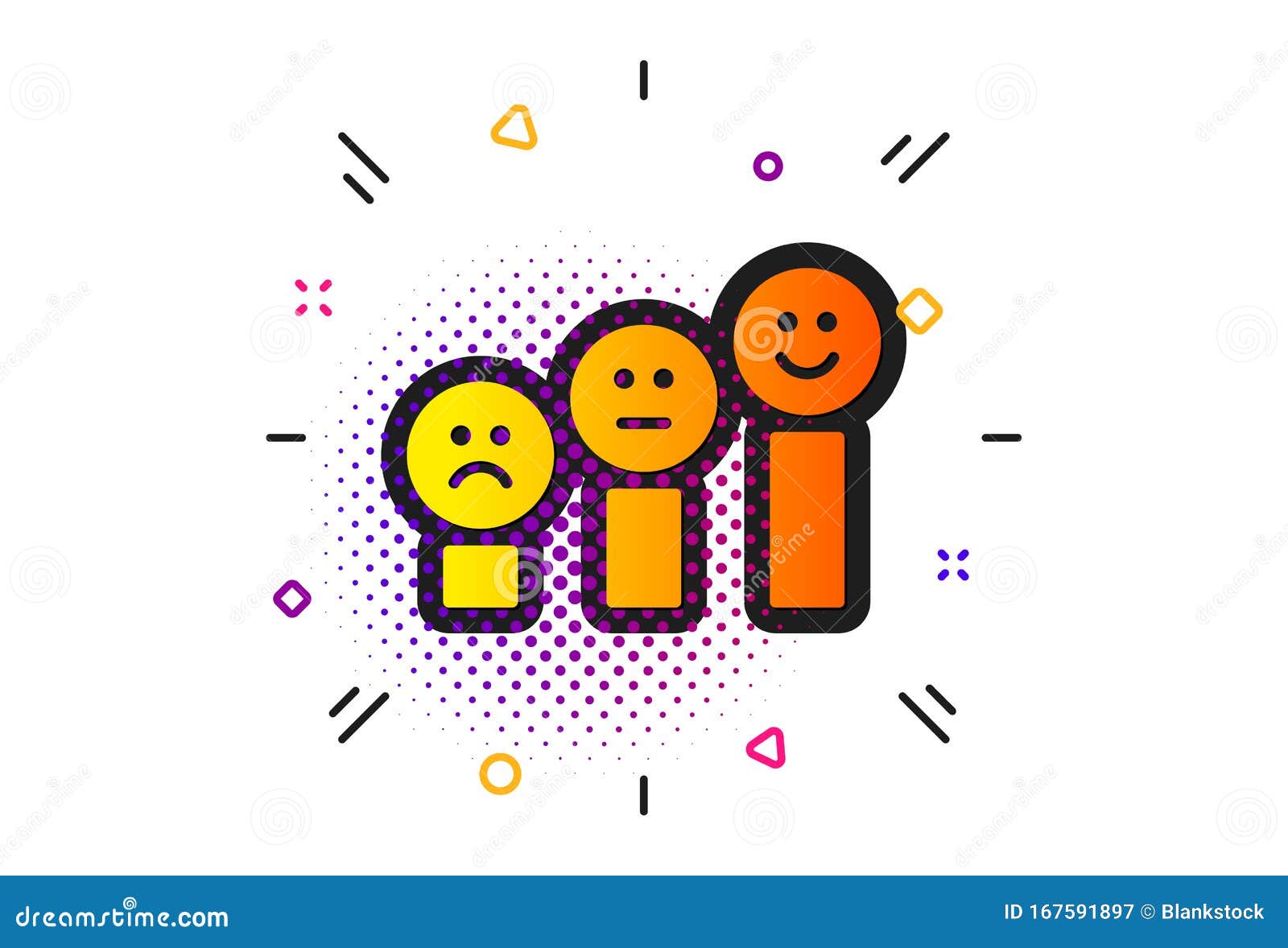 Customer Satisfaction Icon. Positive Feedback Sign. Vector Stock Vector ...