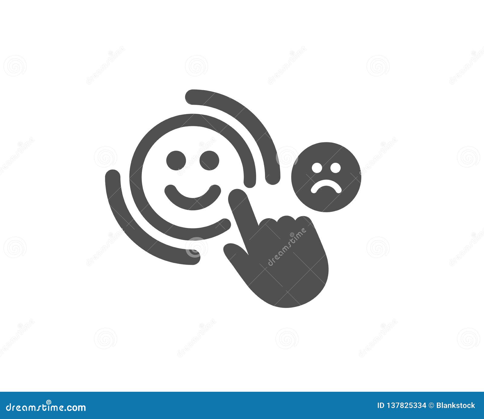 Customer Satisfaction Icon. Positive Feedback Sign. Vector Stock Vector ...
