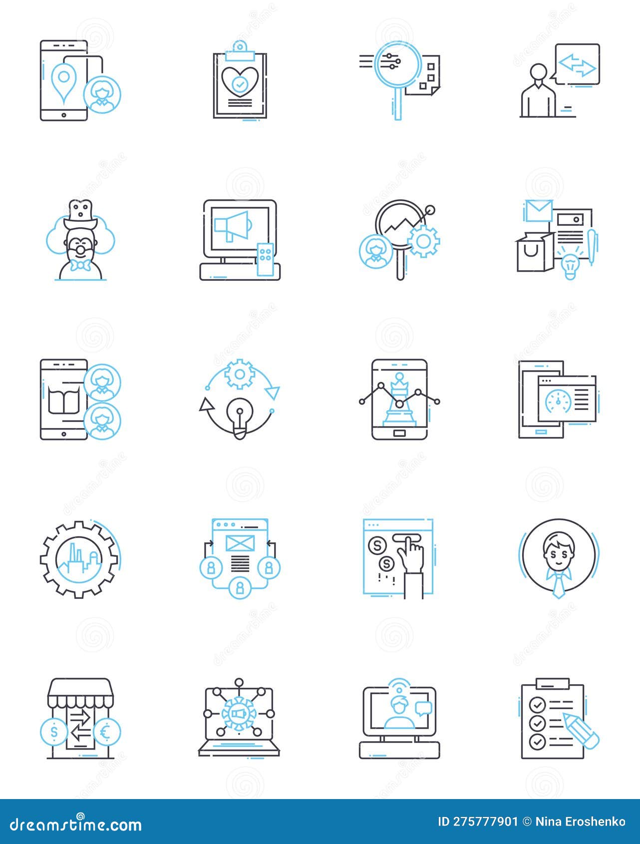 Customer Satisfaction Linear Icons Set. Feedback, Loyalty, Complaints ... Customer Satisfaction Linear Icons Set. Feedback, Loyalty, Complaints ...