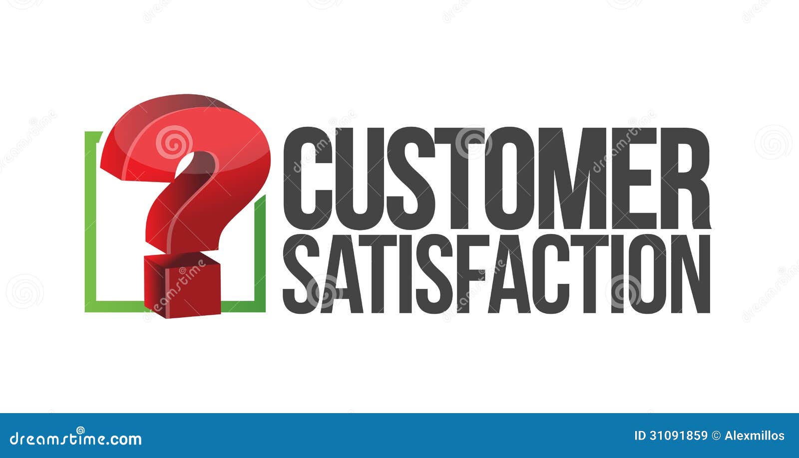 Customer Satisfaction Question Mark Unknown Stock Illustration ...