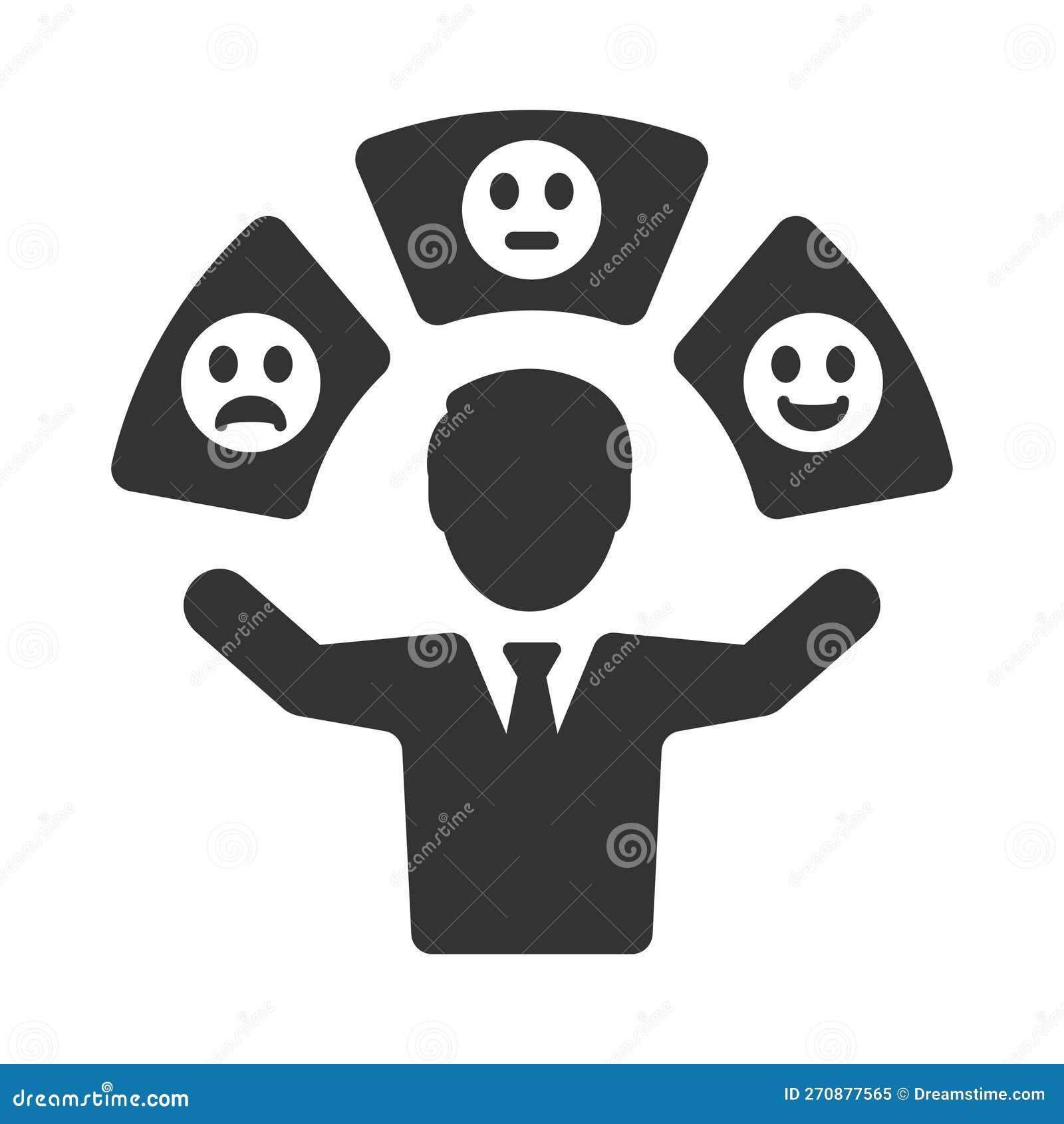Customer Satisfaction Rating Icon Stock Vector - Illustration of emoji ...