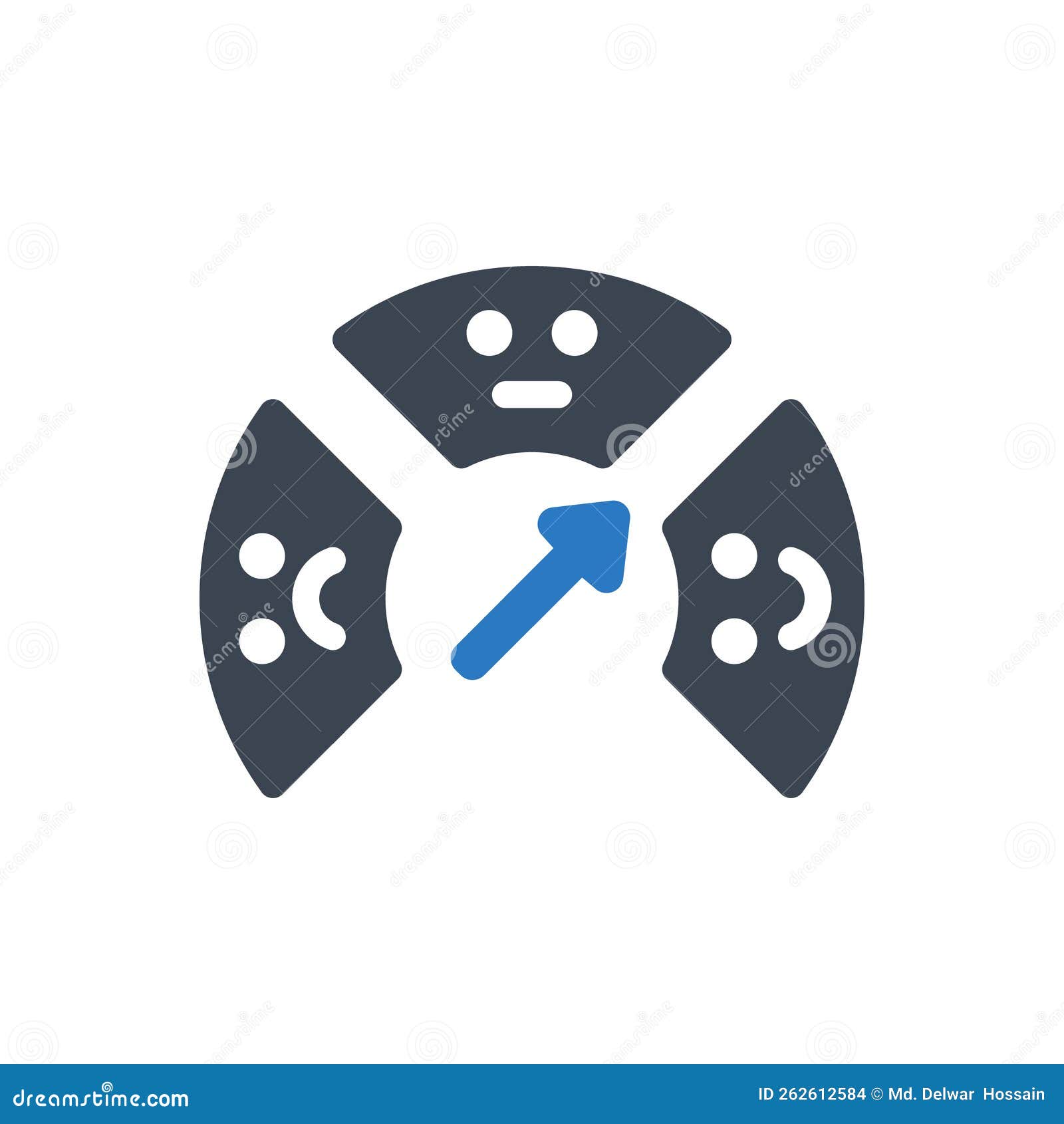 Customer Satisfaction Rating Icon Stock Vector - Illustration of symbol ...