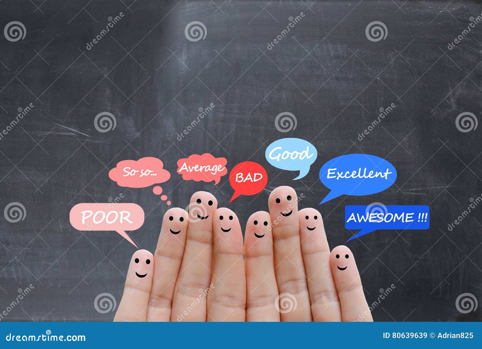 Customer Satisfaction Scale and Testimonials Concept with Happy Human ...