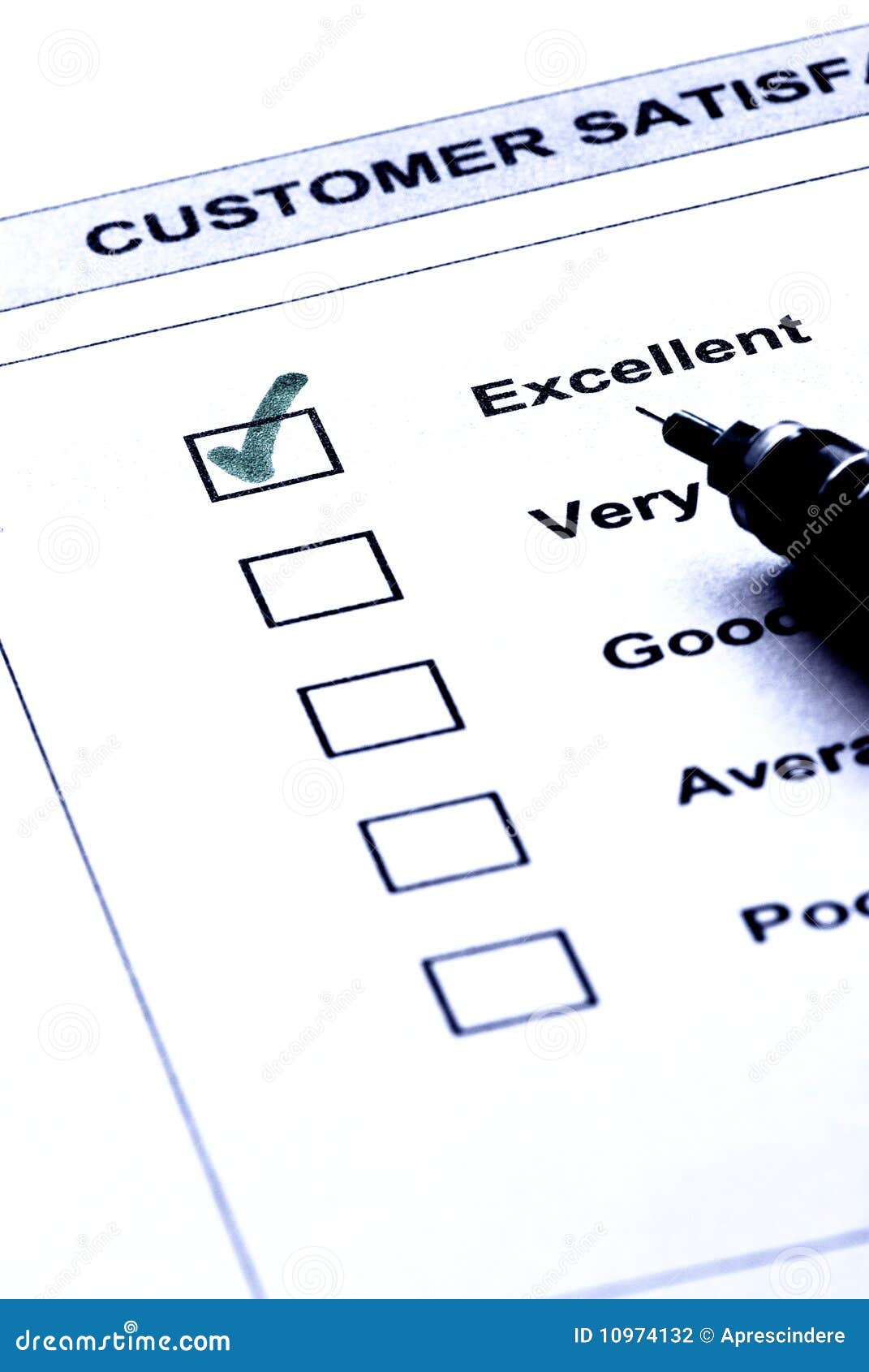Customer Satisfaction Service Stock Photo - Image of checked, comments ...