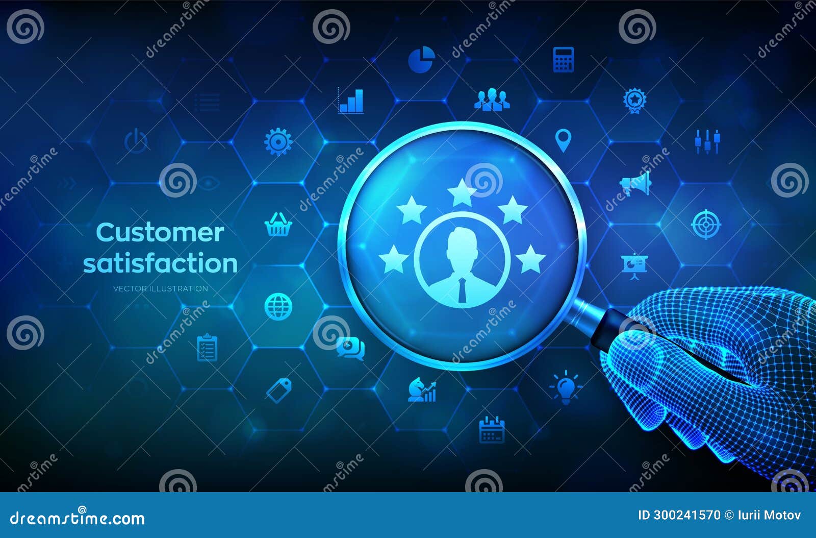 Customer Satisfaction. Customer Survey, Feedback Analytics Concept with ...