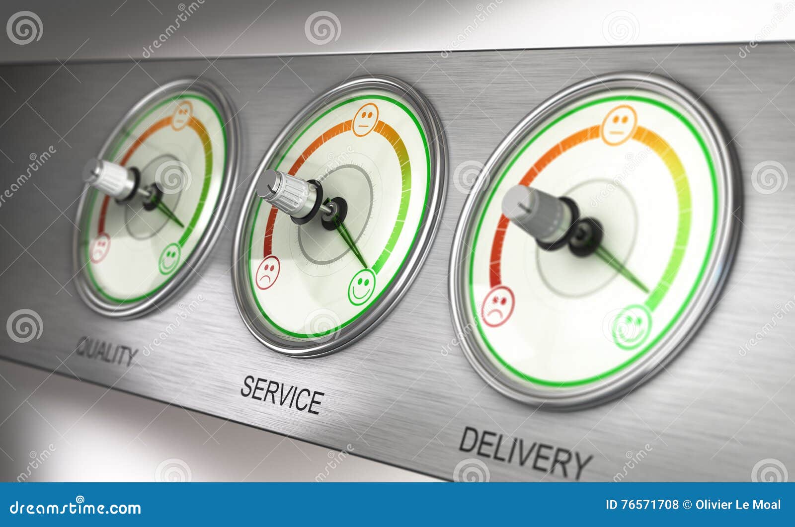 Customer Satisfaction Terminal Stock Illustration - Illustration of ...