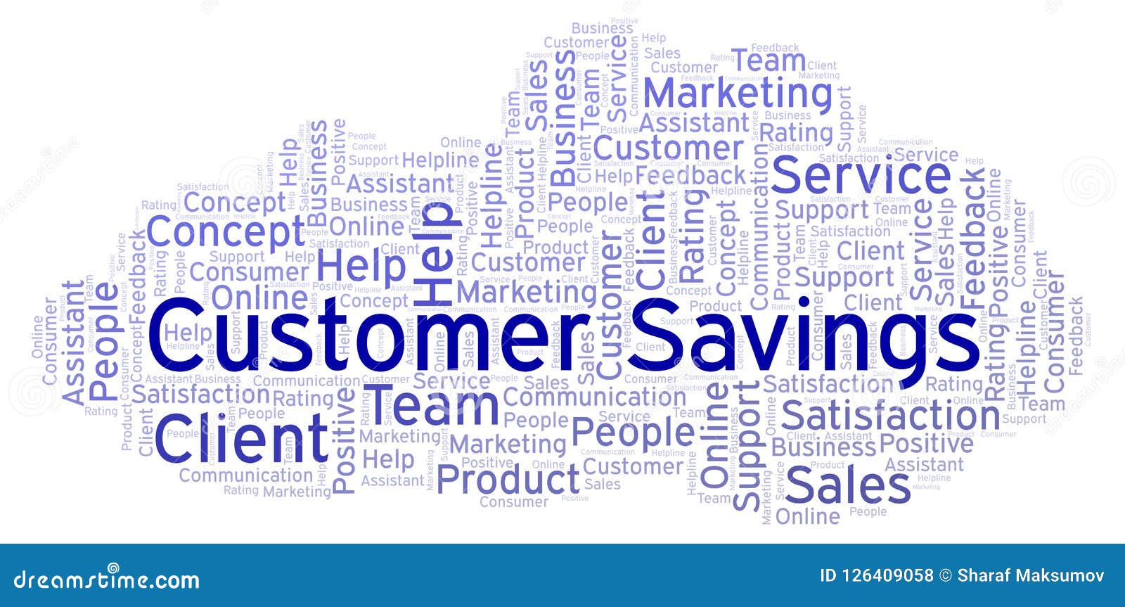 Customer Savings Word Cloud. Stock Illustration - Illustration of sales ...
