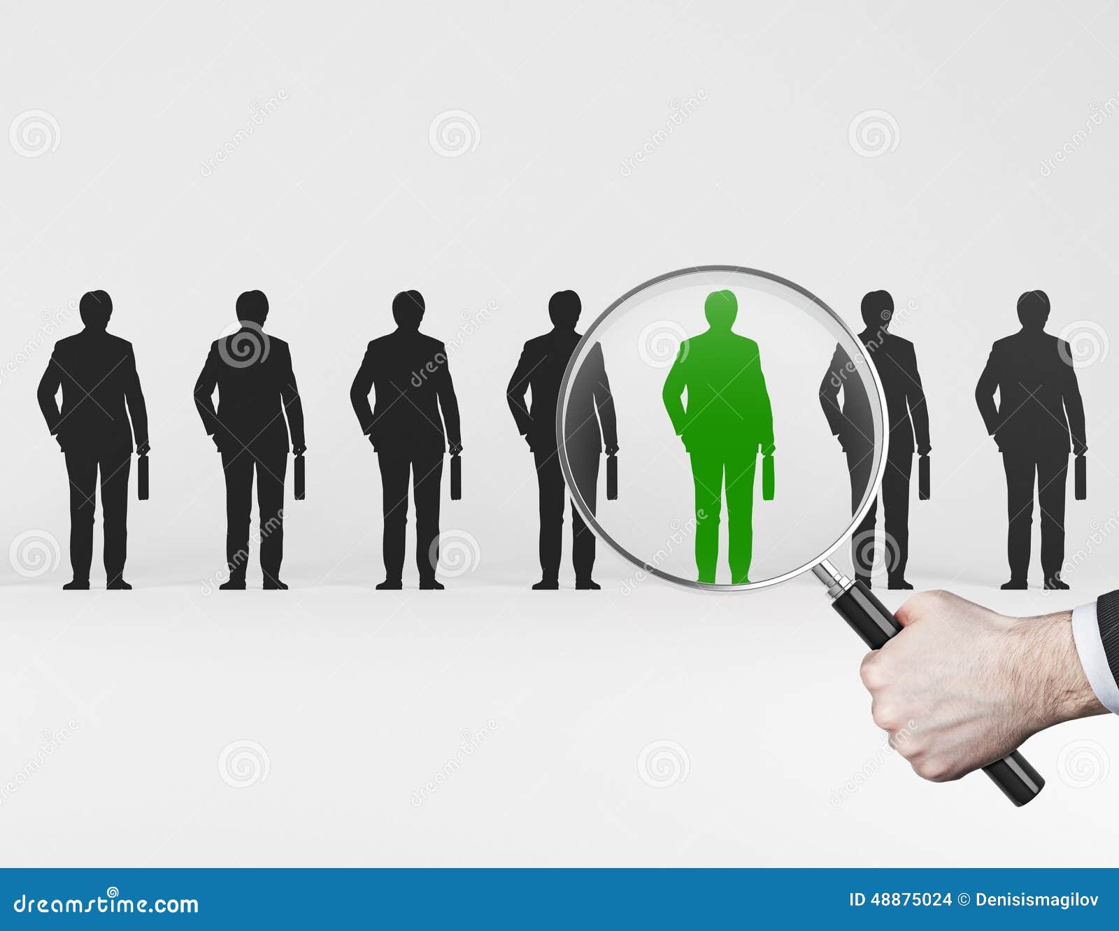 Customer search stock illustration. Illustration of corporate - 48875024