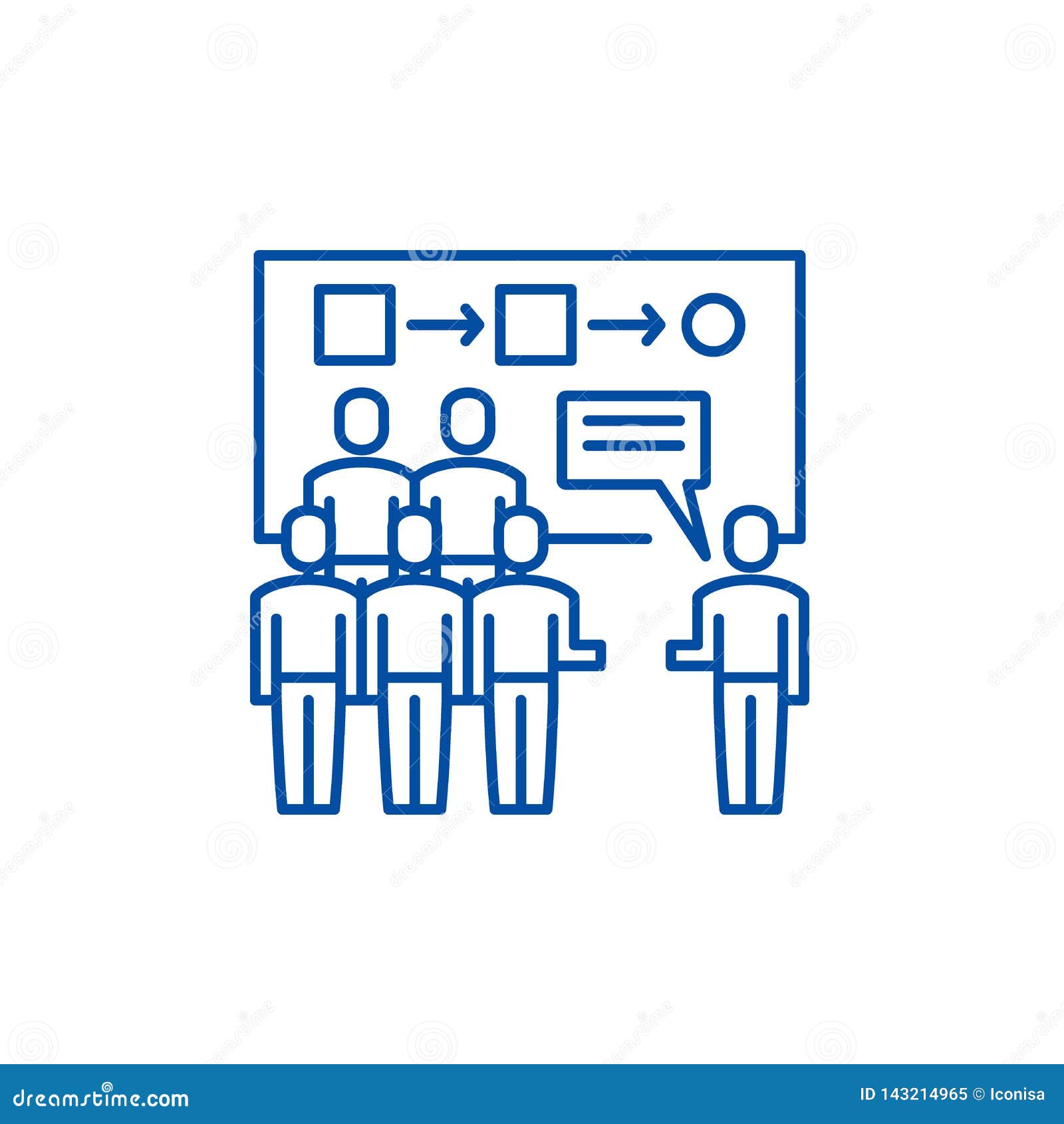 Customer Segmentation Line Icon Concept. Customer Segmentation Flat ...