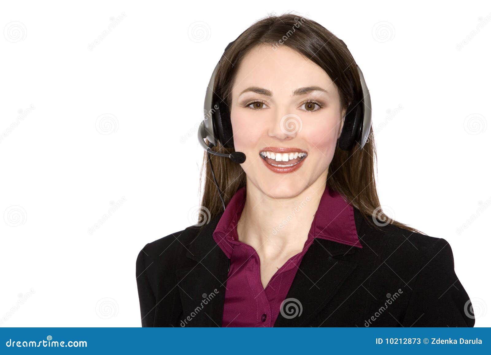 Customer service stock image. Image of attractive, communication - 10212873