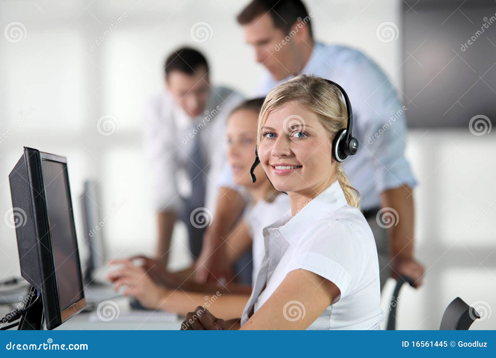 Customer service stock image. Image of boss, camera, insurance - 16561445