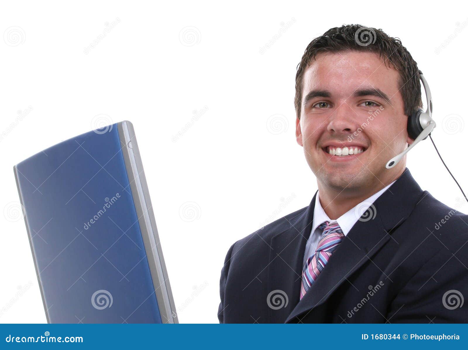 Customer Service stock photo. Image of twenty, smile, suit - 1680344