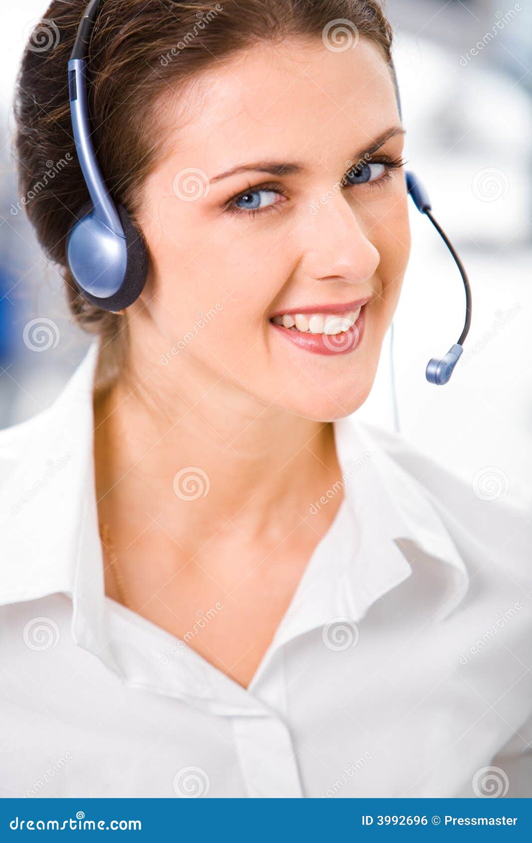 Customer service stock photo. Image of model, conversation - 3992696