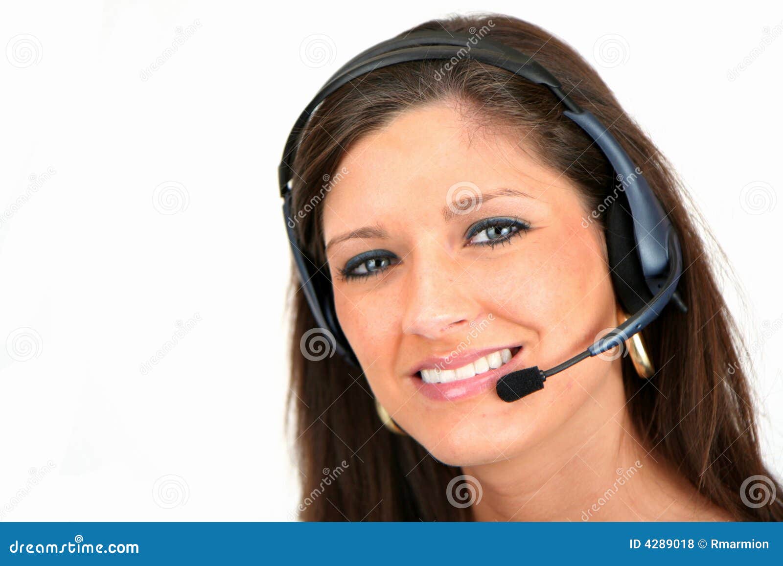 Customer Service stock photo. Image of work, isolated - 4289018