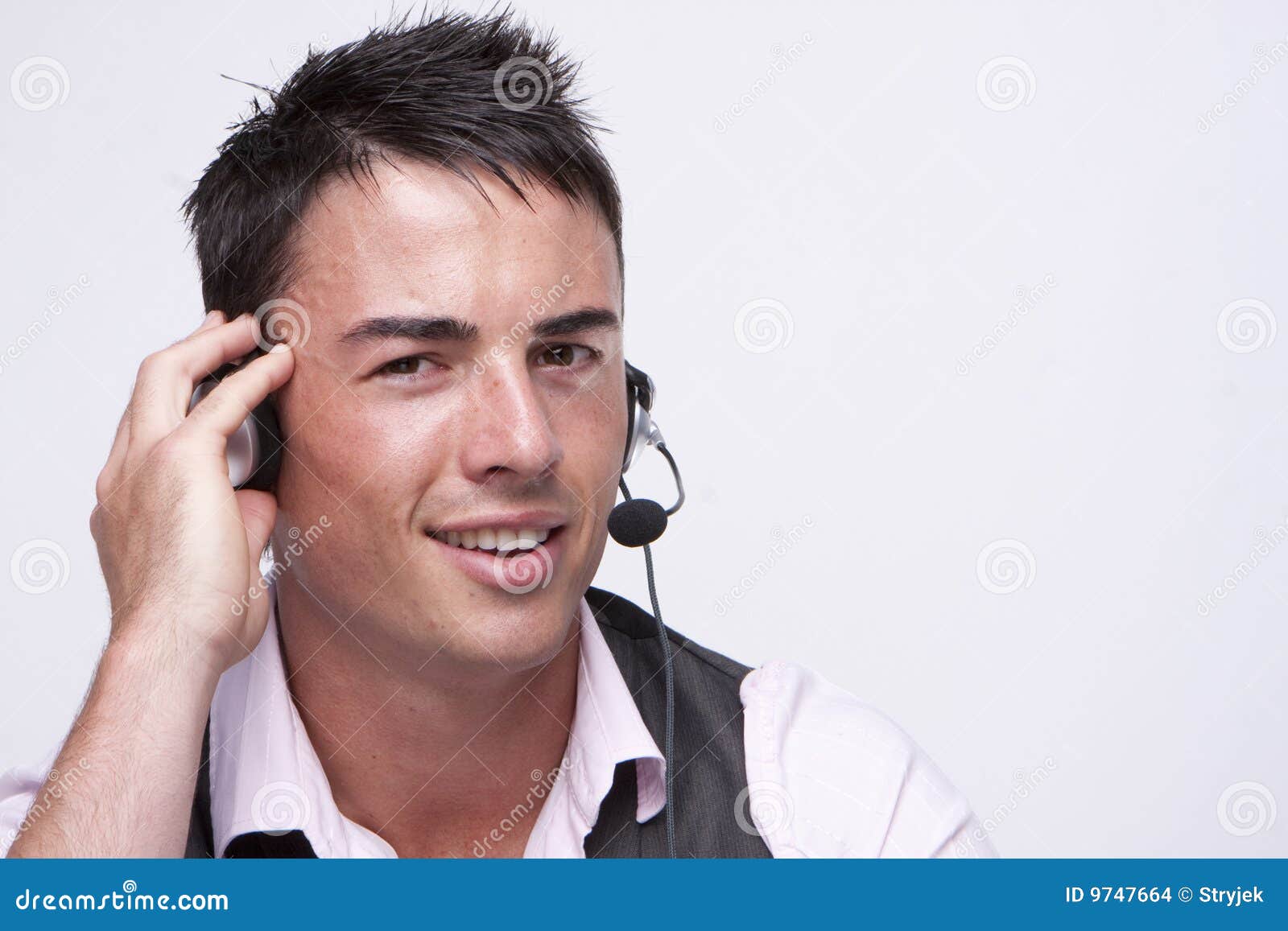 Customer service stock photo. Image of male, secretary - 9747664