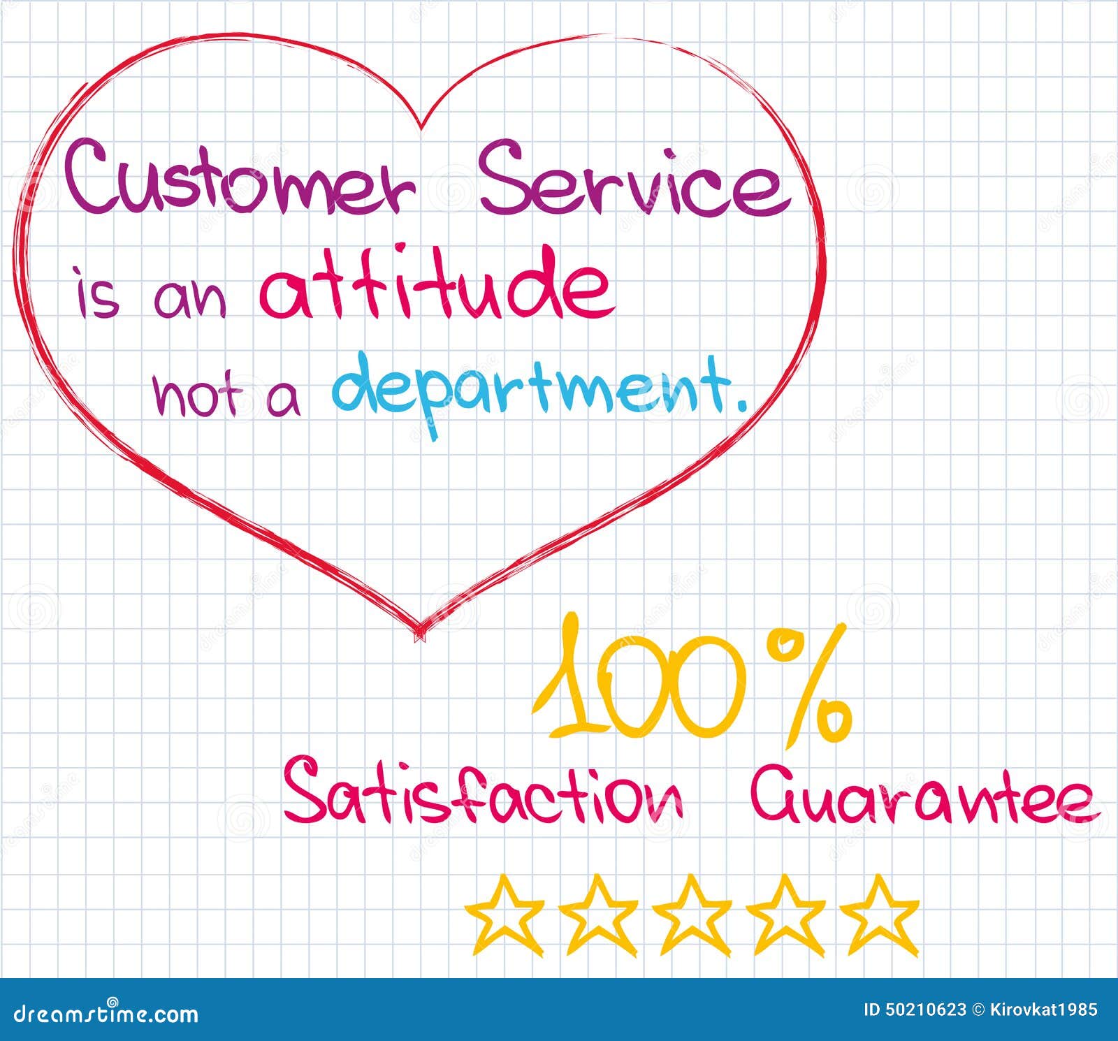 Customer Service approach stock vector. Illustration of operator - 50210623