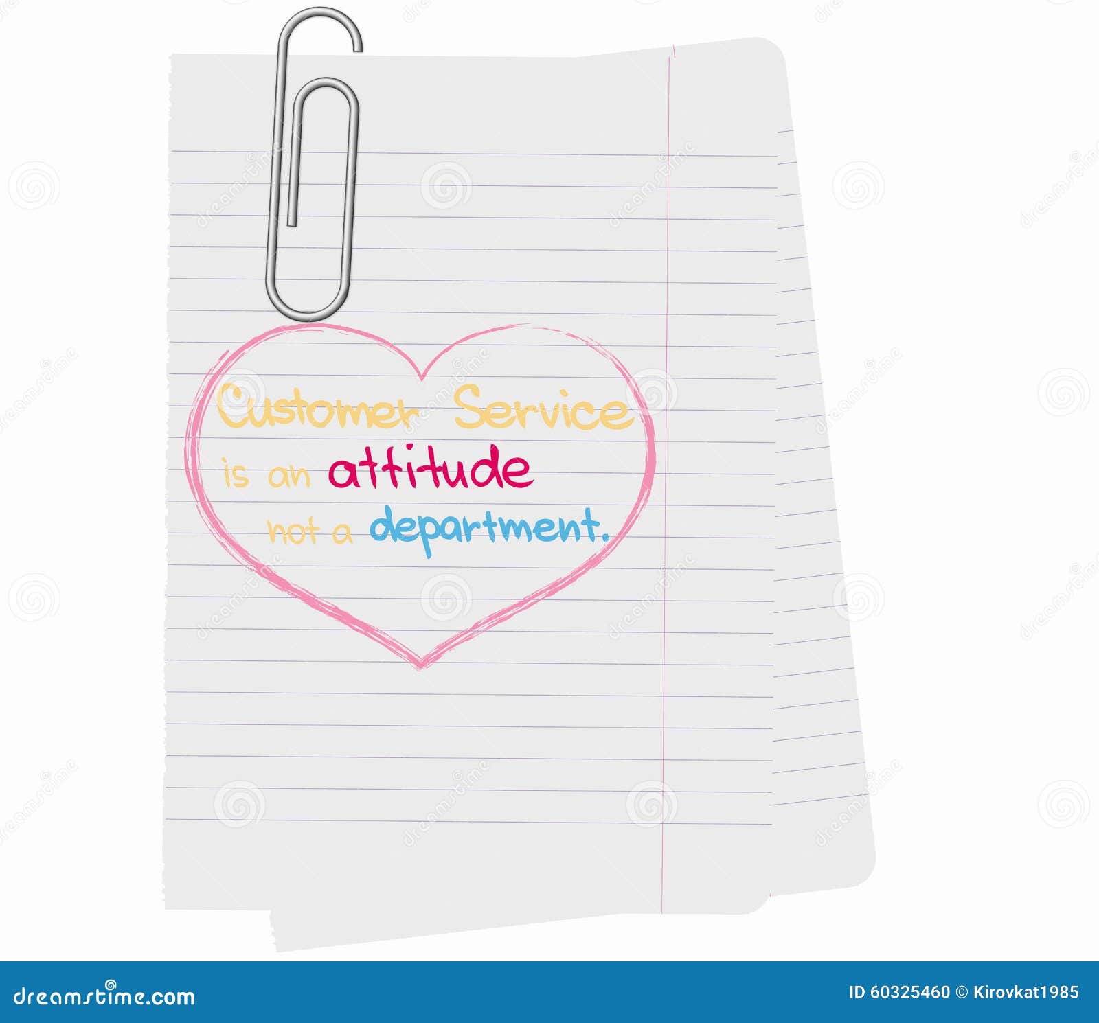 Customer Service is an Attitude 2 Stock Vector - Illustration of result ...