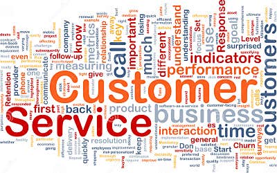 Customer Service Background Concept Stock Illustration - Illustration ...