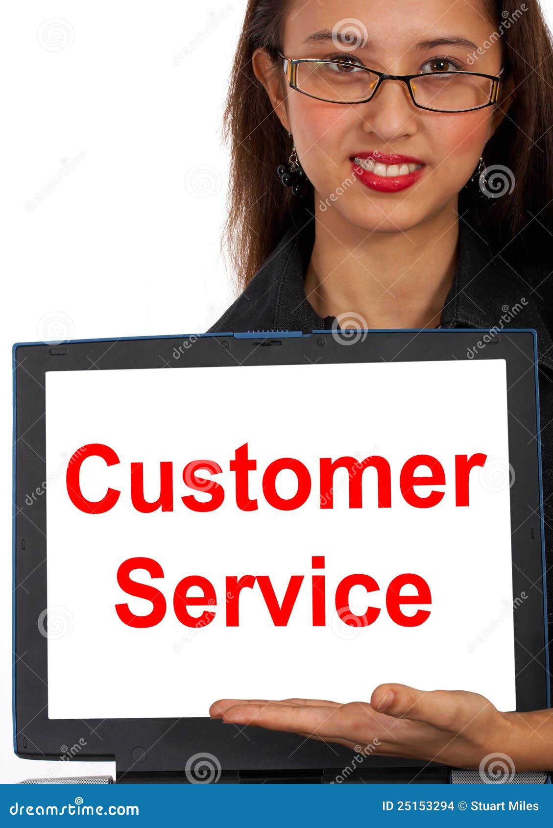 Customer Service Computer Message Stock Photo - Image of internet ...