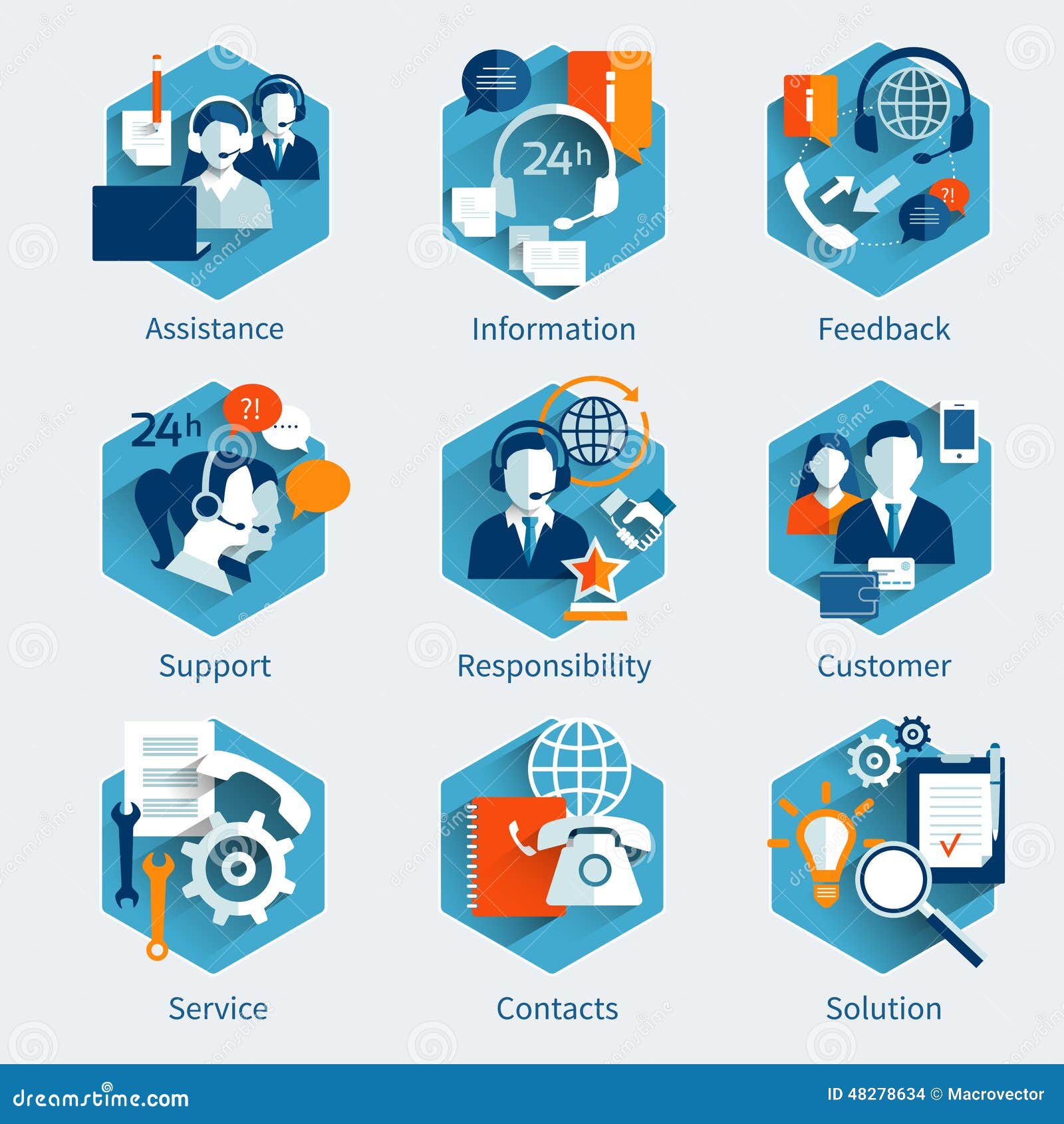 Customer Service Tips Rectangle Infographic Template Cartoon Vector ...