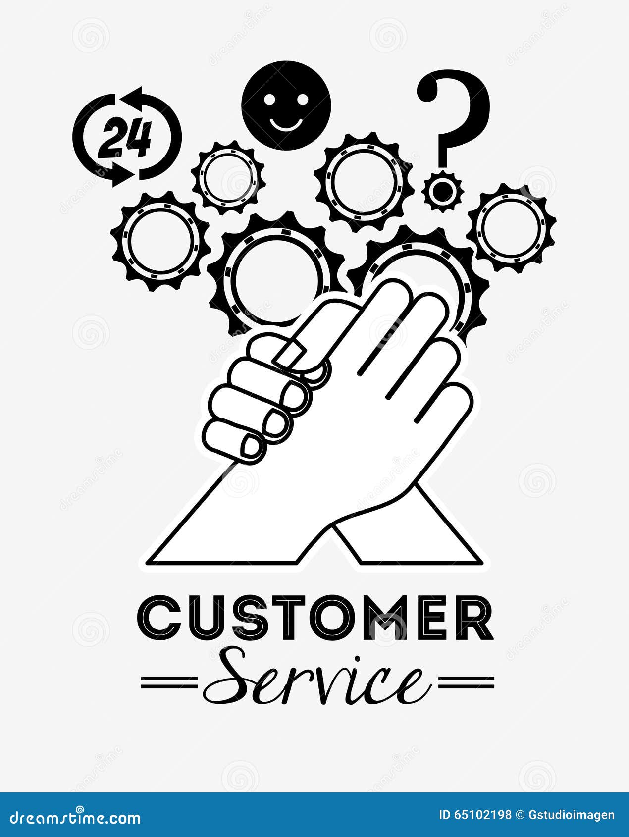 Customer service design stock illustration. Illustration of quality ...
