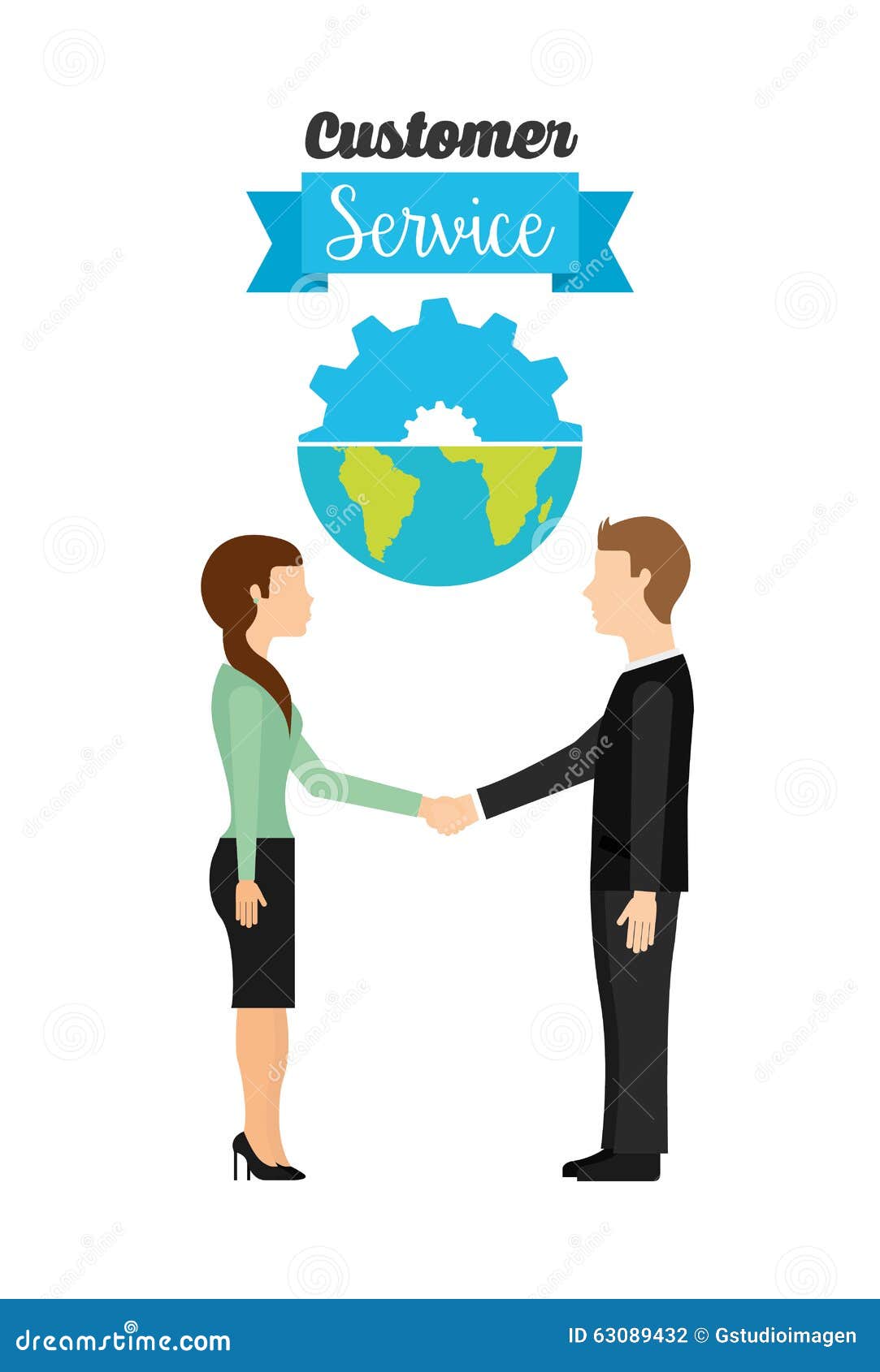 Customer service design stock vector. Illustration of banner - 63089432