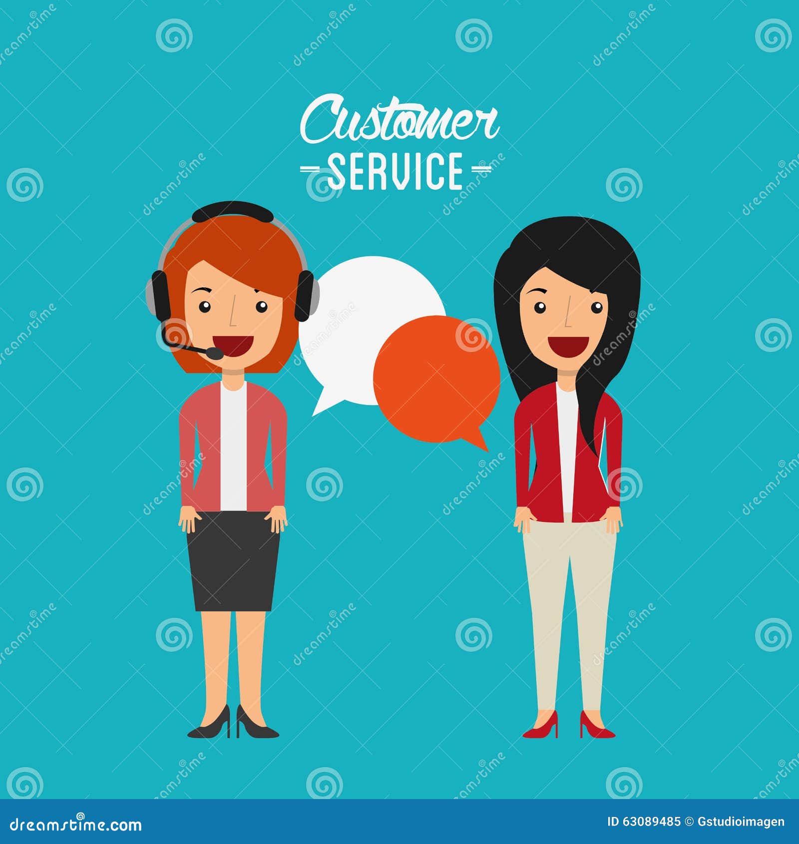 Customer service design stock vector. Illustration of approval - 63089485