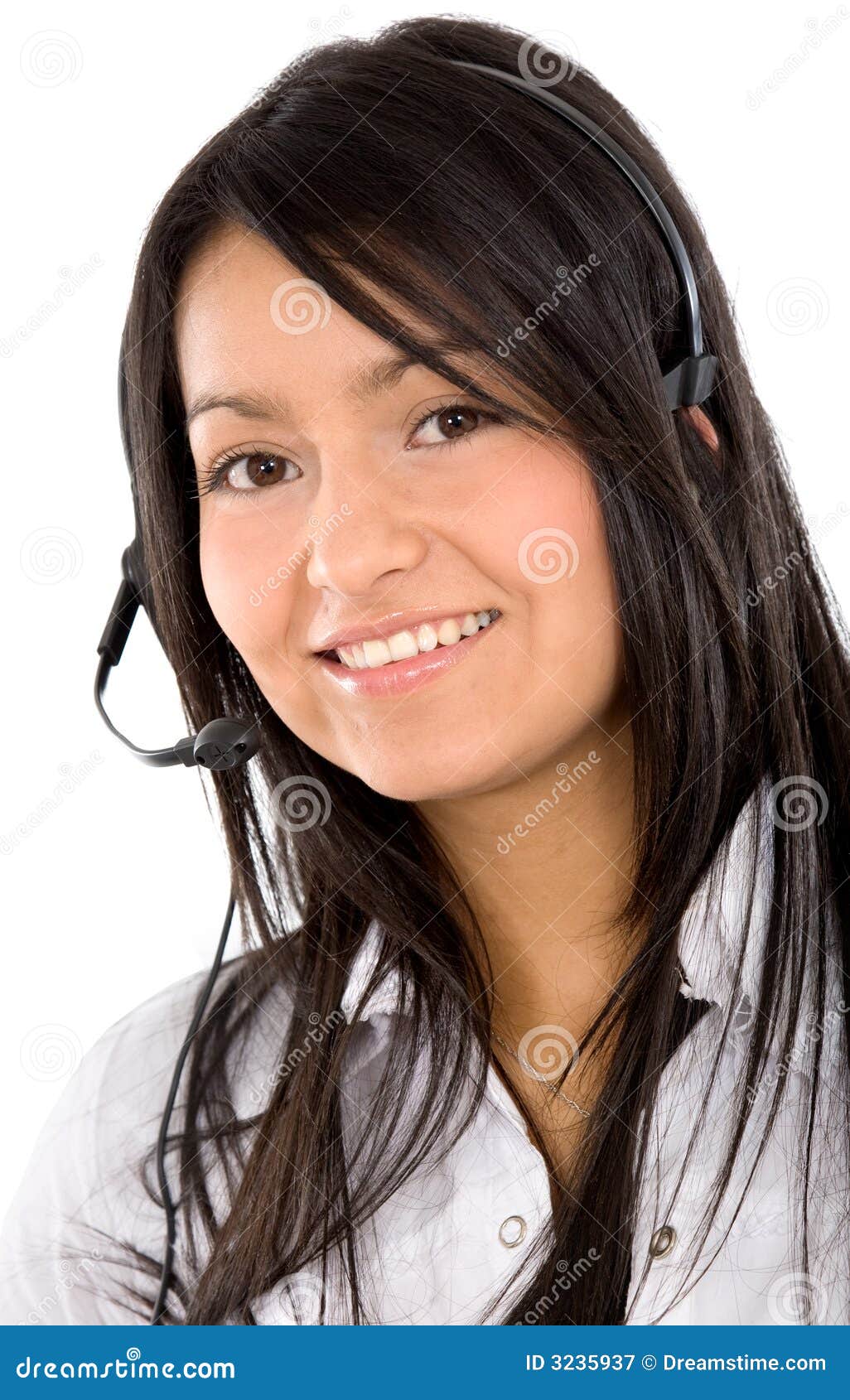 Customer service girl stock image. Image of executive - 3235937