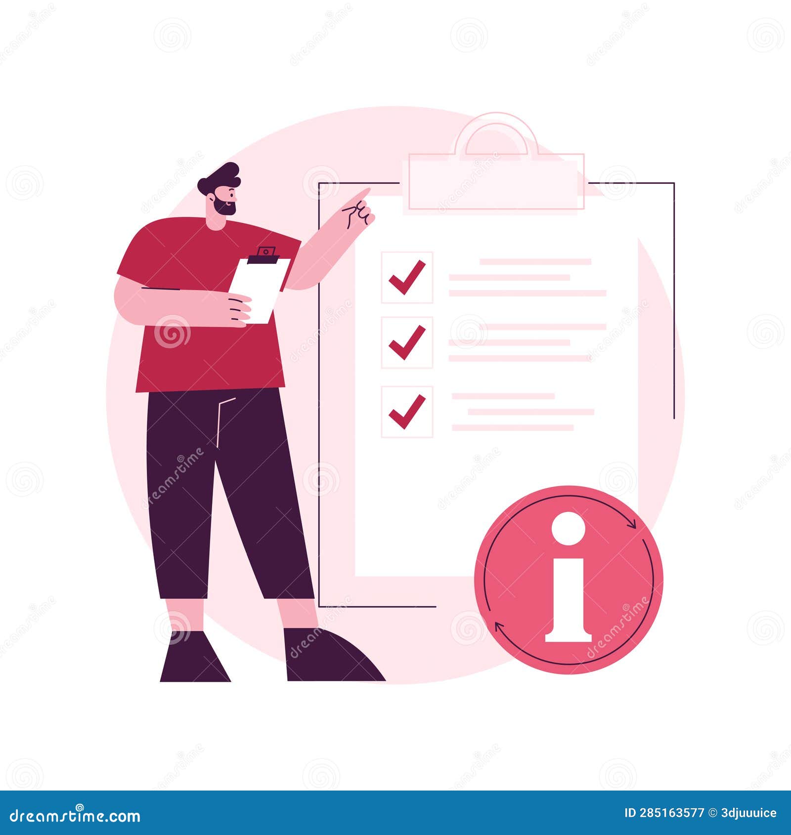 Customer Service Guide Abstract Concept Vector Illustration. Stock ...