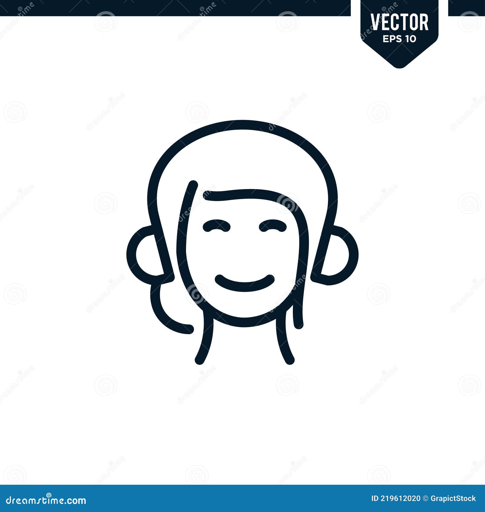 Customer Service Icon Collection, Line Art Style Stock Vector ...