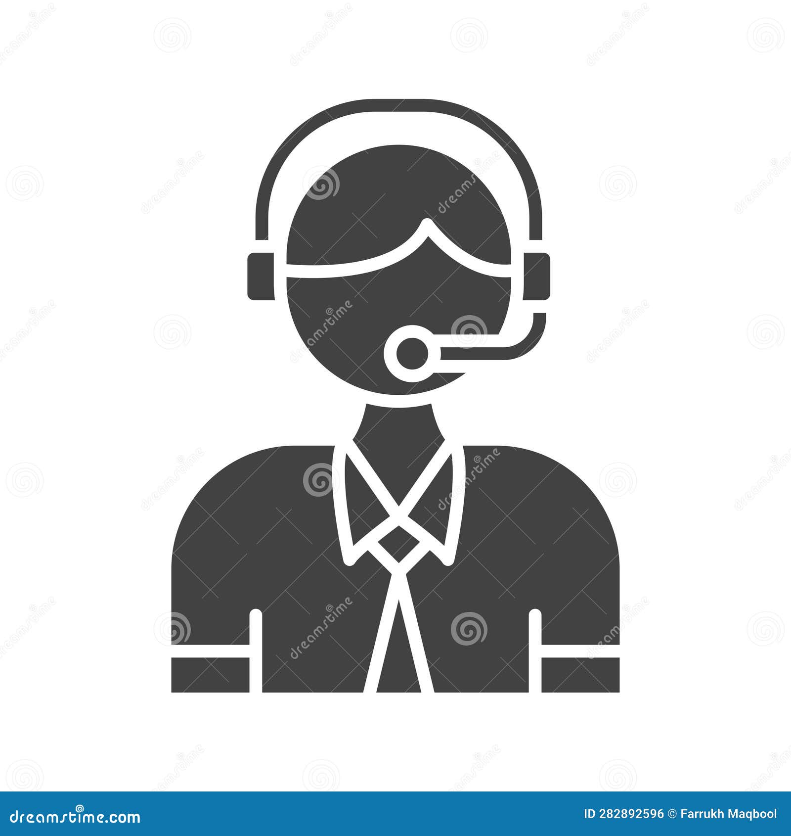 Customer Service Icon Image. Stock Vector - Illustration of outline ...