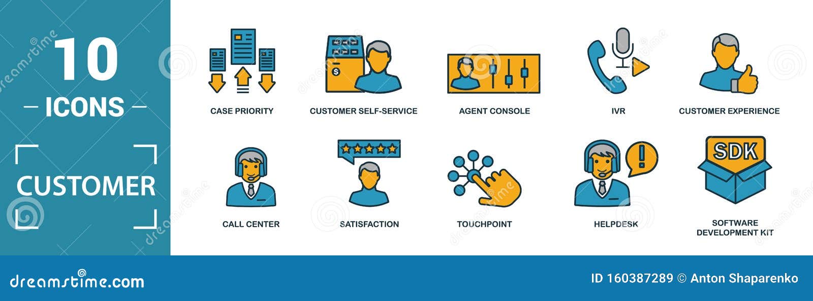 Agent Console Icon Symbol. Creative Sign From Icons Collection. Filled ...