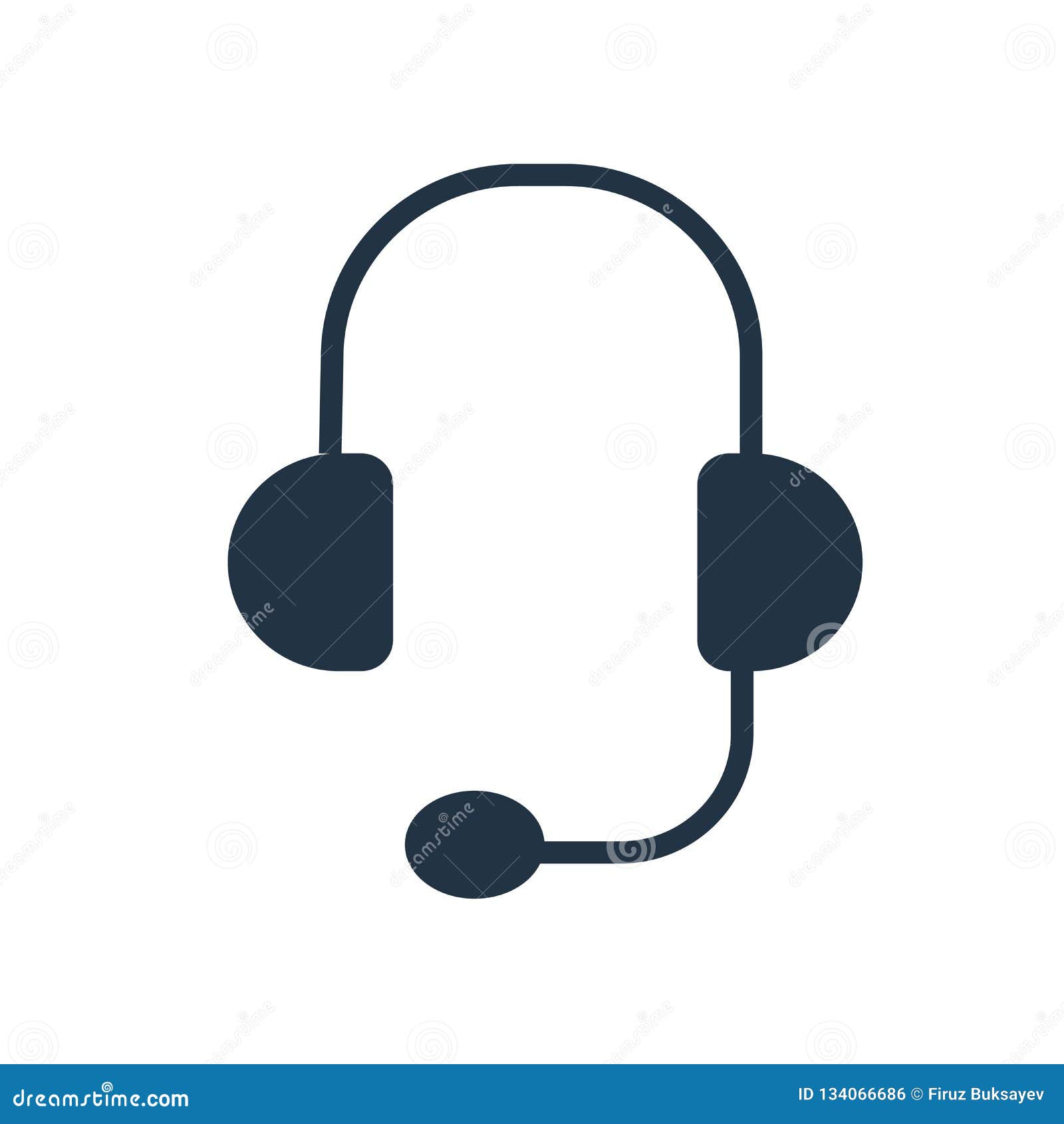 Customer Service Icon Vector Isolated on White Background, Customer ...