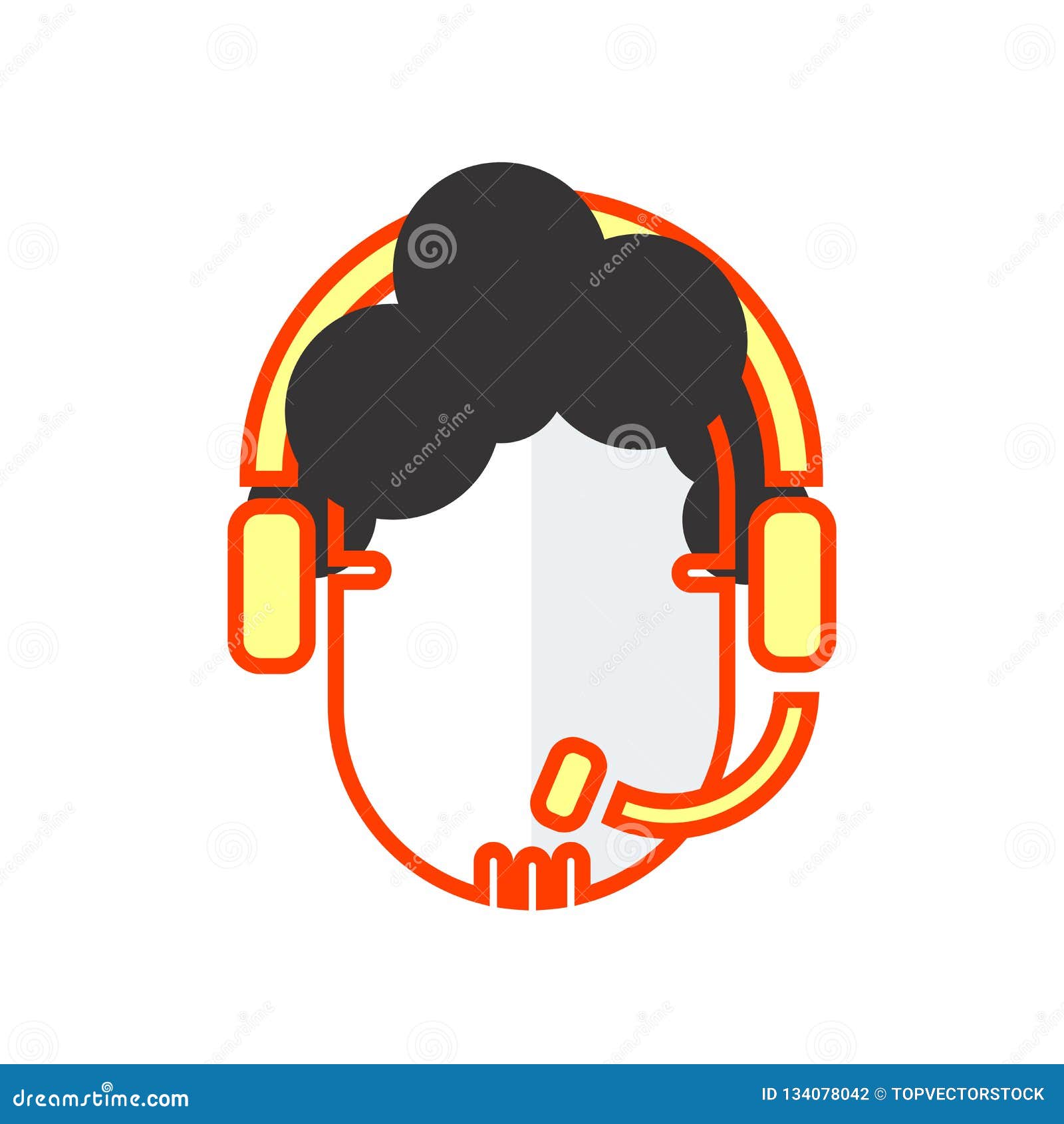 Customer Service Icon Vector Sign and Symbol Isolated on White ...