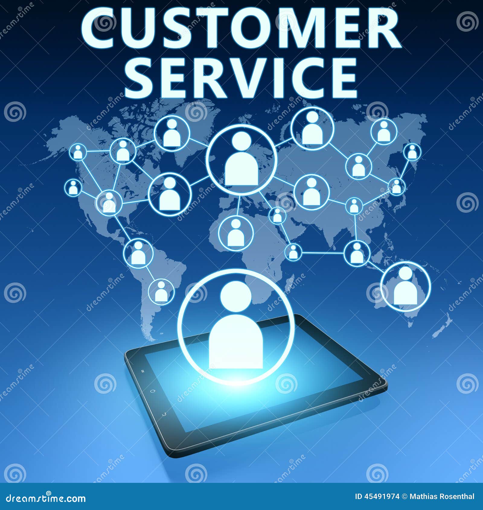 Customer Service stock photo. Image of customer, message - 45491974