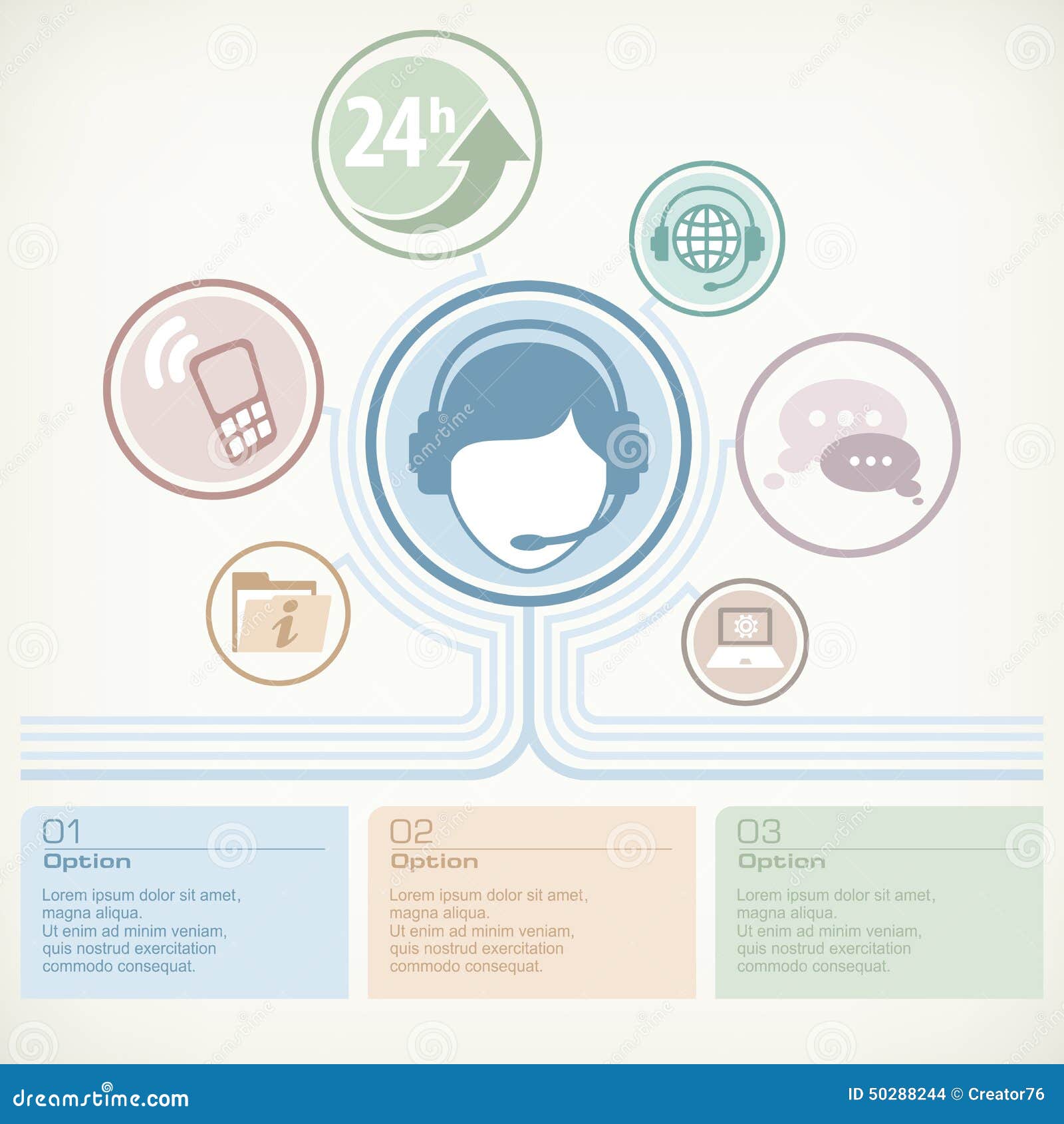 Service App Infographic Chart Design Template Cartoon Vector ...