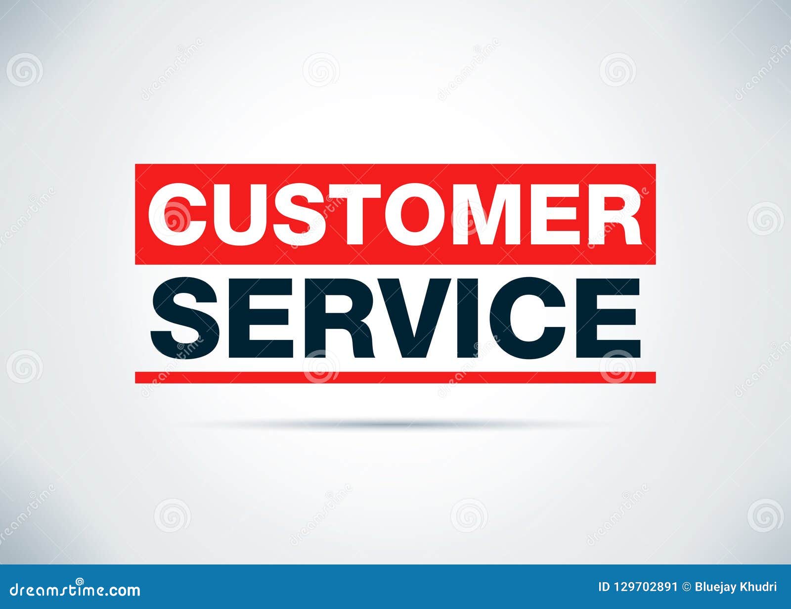Customer Service Abstract Flat Background Design Illustration Stock ...