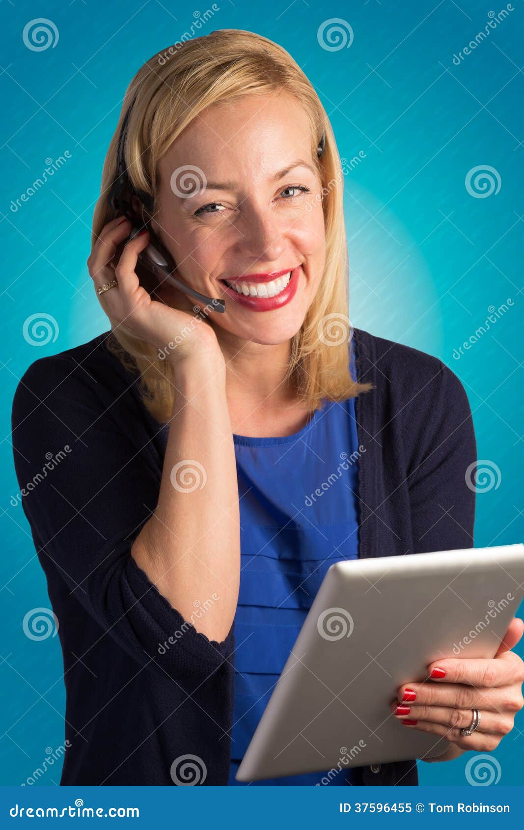 Customer Service Lady Smiling Stock Image - Image of high, pretty: 37596455