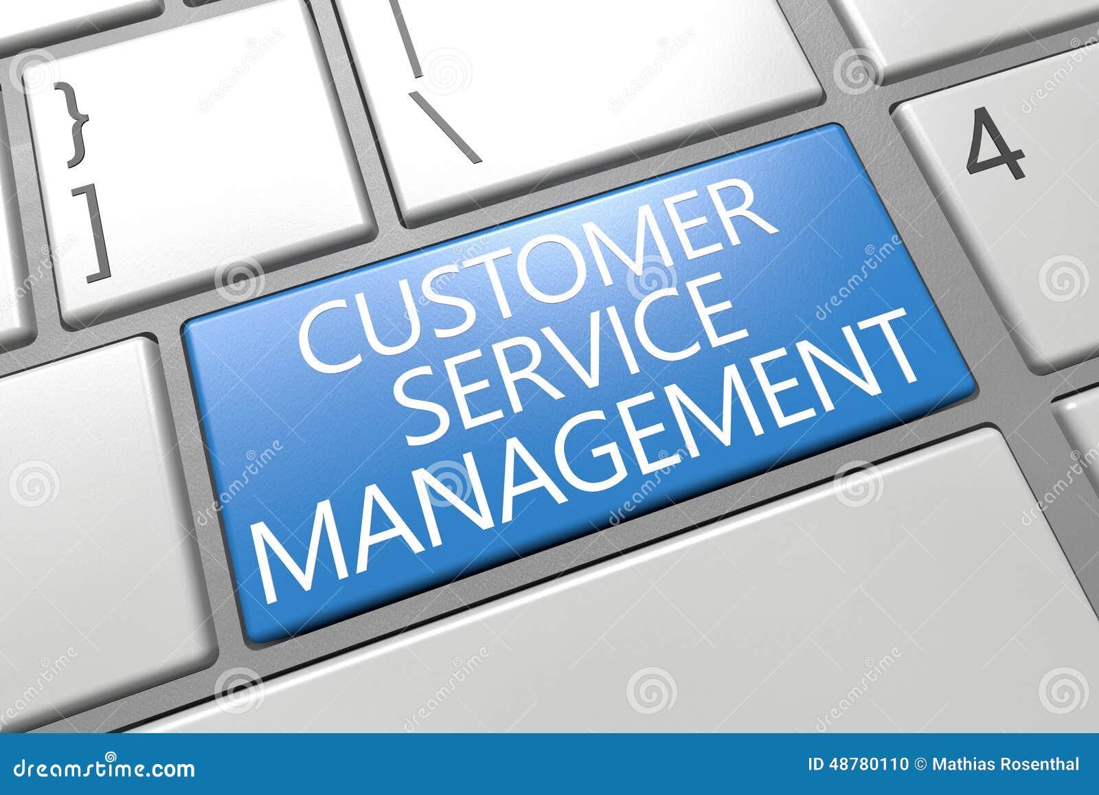 Customer Service Management Stock Illustration - Illustration of ...
