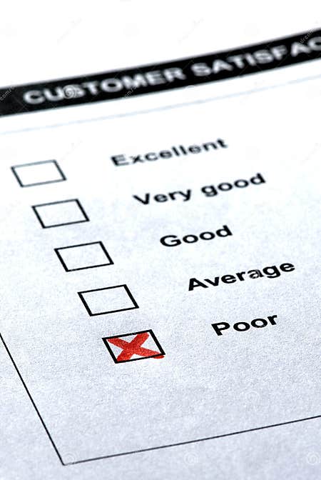 Customer Service - Negative Comment Stock Photo - Image of information ...