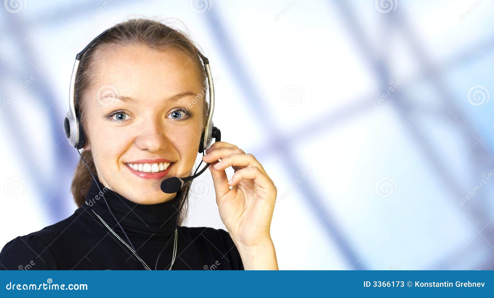 Customer service operator stock image. Image of beauty - 3366173