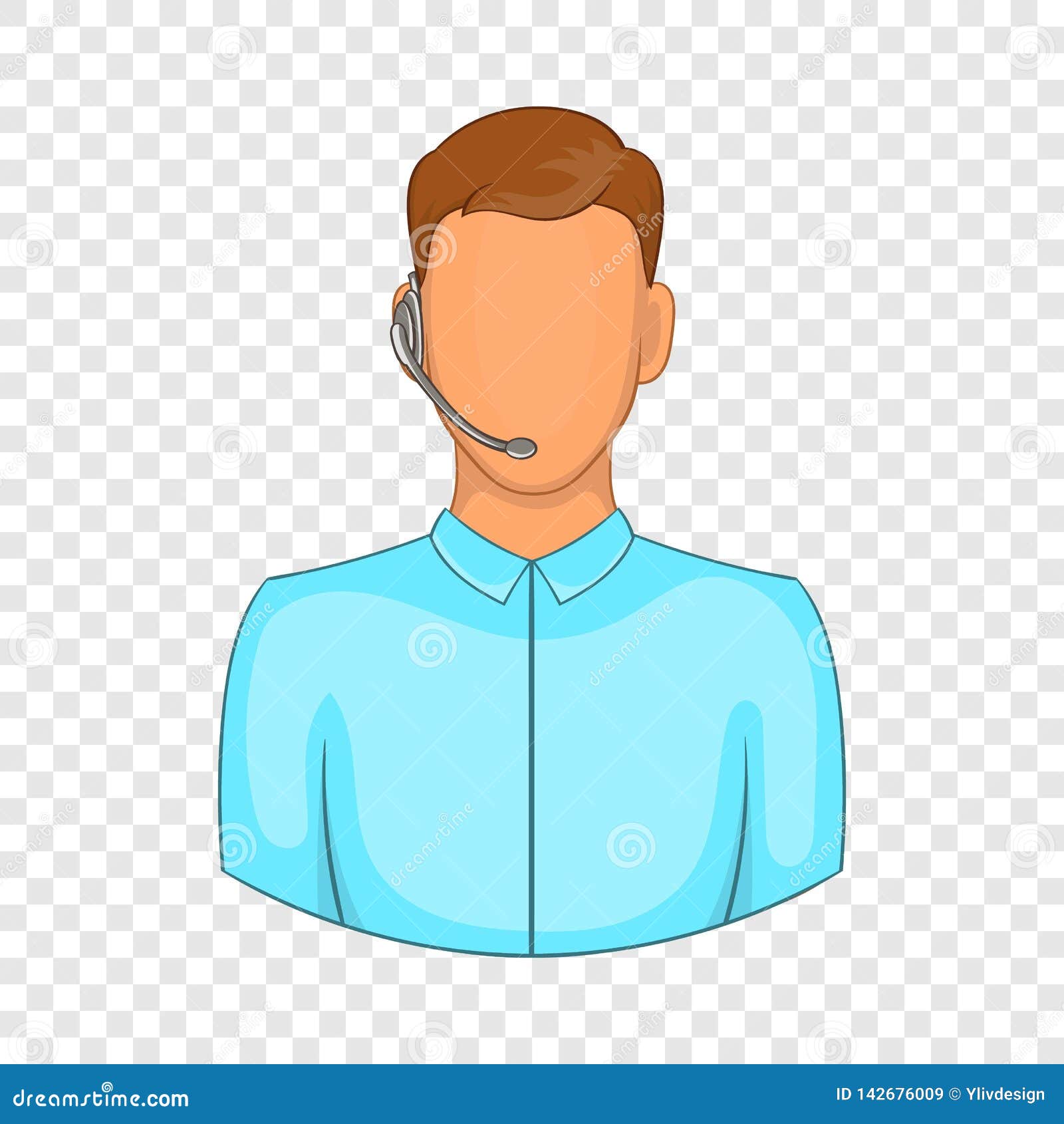 Customer Service Operator, Headset Icon Stock Vector - Illustration of ...