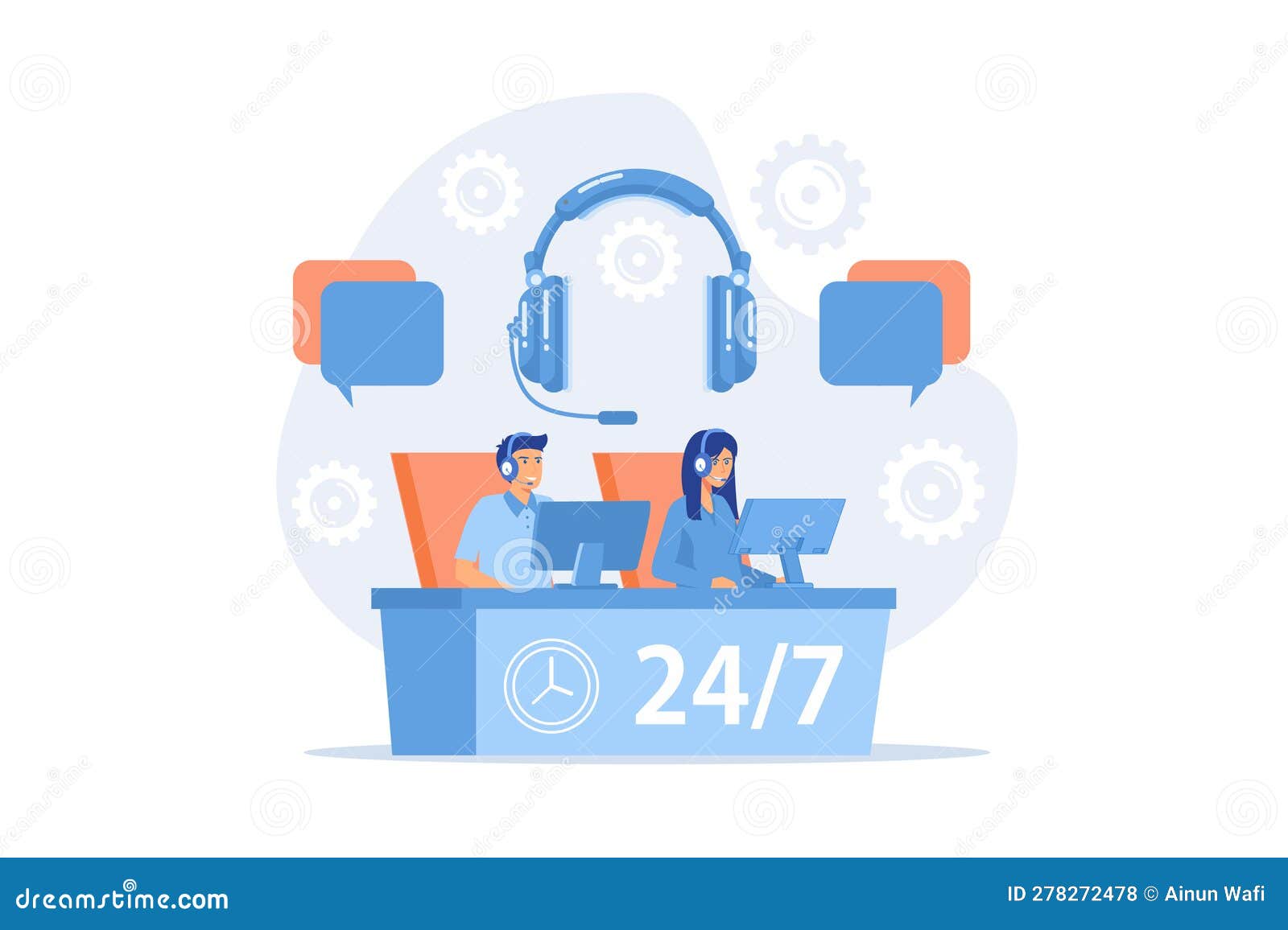 Consulting Clients Isolated Cartoon Vector Illustrations ...