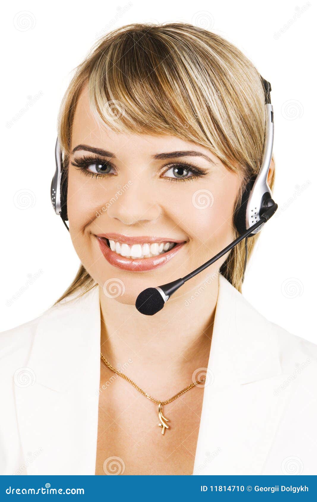 Customer Service Professional Stock Photo - Image of isolated, call ...