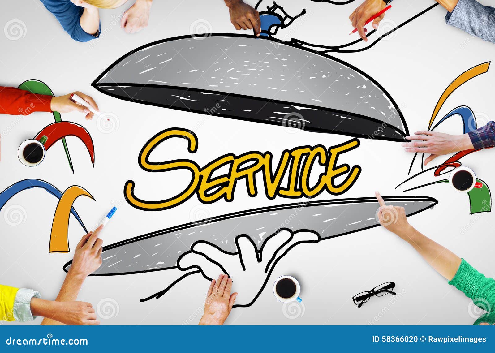 And Service Quality Growth And Improvement Landing Page Template. Tiny ...