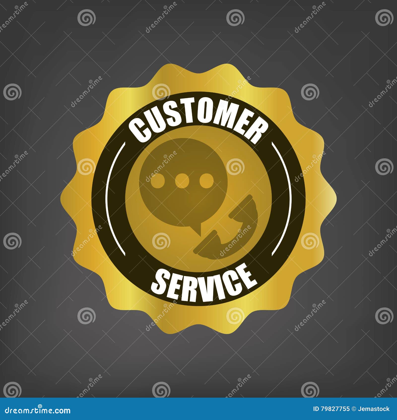Customer Service Related Icons Image Stock Illustration - Illustration ...