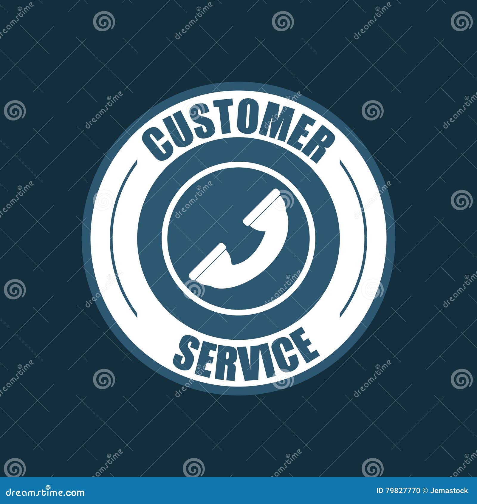 Customer Service Related Icons Image Stock Illustration - Illustration ...
