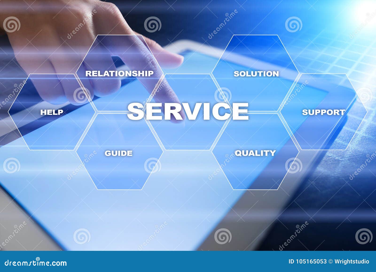 Customer Service and Relationship Concept. Business Concept Stock Image ...