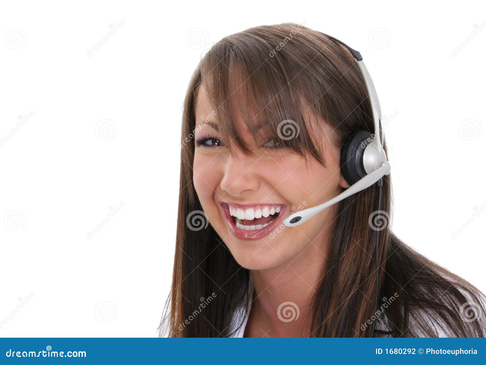 Customer Service Rep stock photo. Image of years, laughing - 1680292