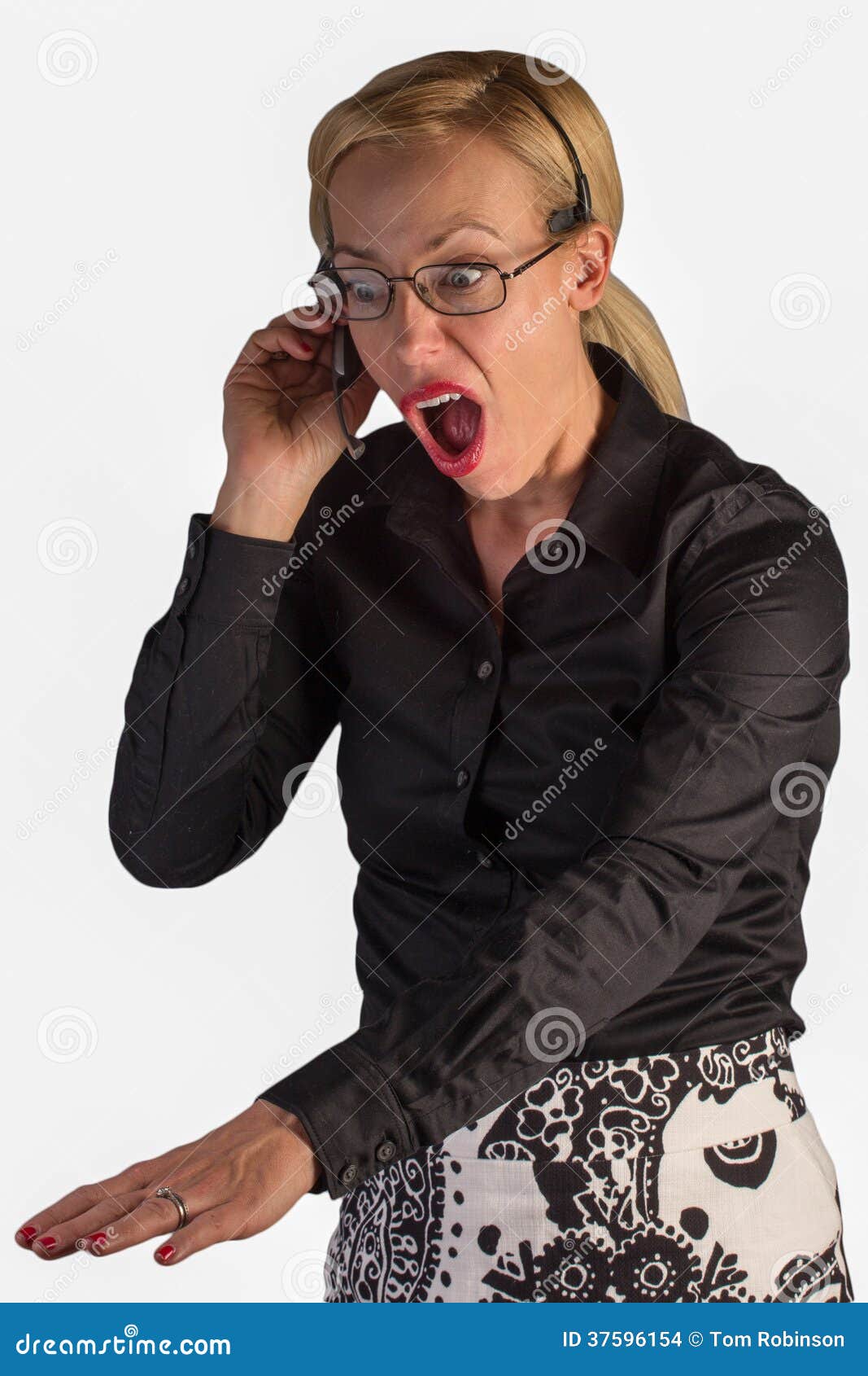 Customer Service Rep Upset on a Call Stock Photo - Image of assistance ...